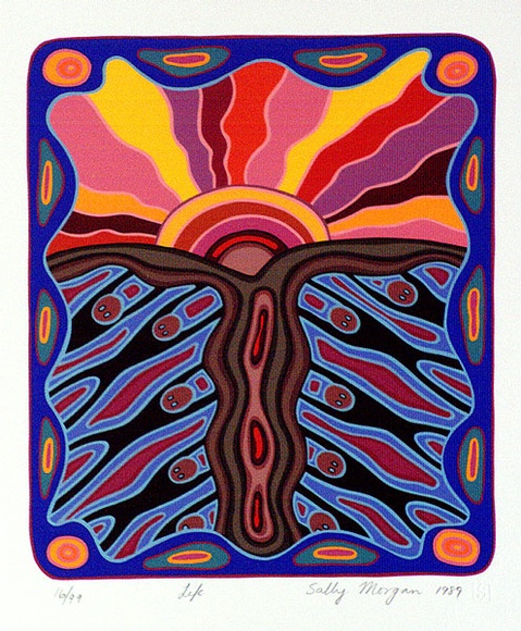 Life (1989) by Sally Morgan (1951–) · Australian Prints + Printmaking