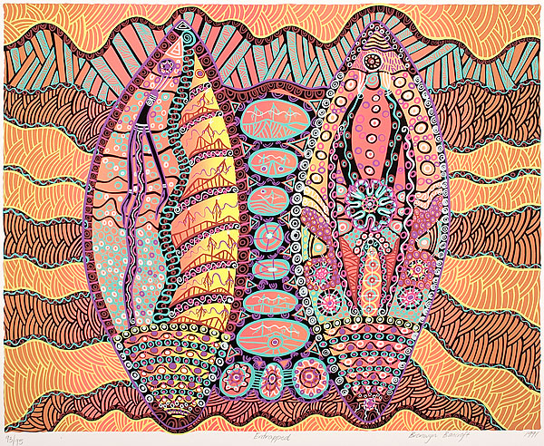 Entrapped. (1991) by Bronwyn Bancroft (1958–) · Australian Prints ...