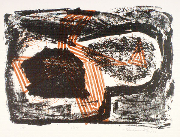 Cave (1982) by Grahame King (1915–2008) · Australian Prints + Printmaking
