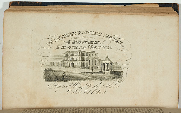 Pulteney family hotel [advertisment]. (1834) by William Moffitt (1802 ...