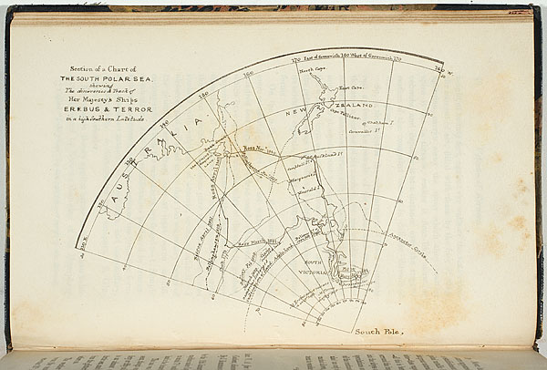 Section of a chart of the South Polar Sea. (1846) · Australian Prints ...