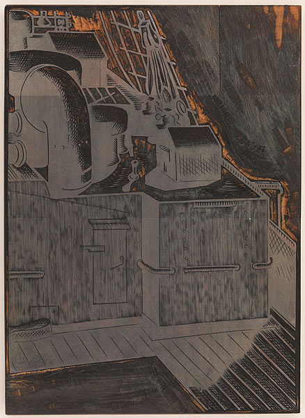 not titled [on shipboard] (1940 – c.1942) by Ann Gillmore Rees (1900 ...