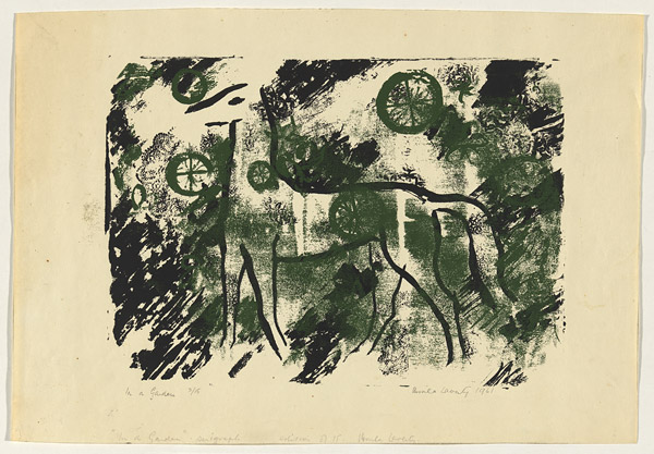 In a garden (1961) · Australian Prints + Printmaking