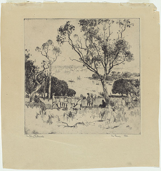 Old bullock dray. (1922) · Exhibition History · Australian Prints ...
