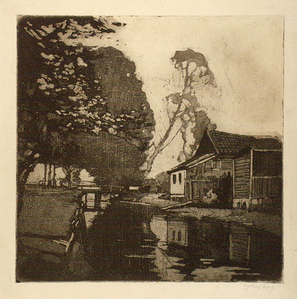 Beddington Corner (1922) by Sydney Long (1871–1955) · Australian Prints ...