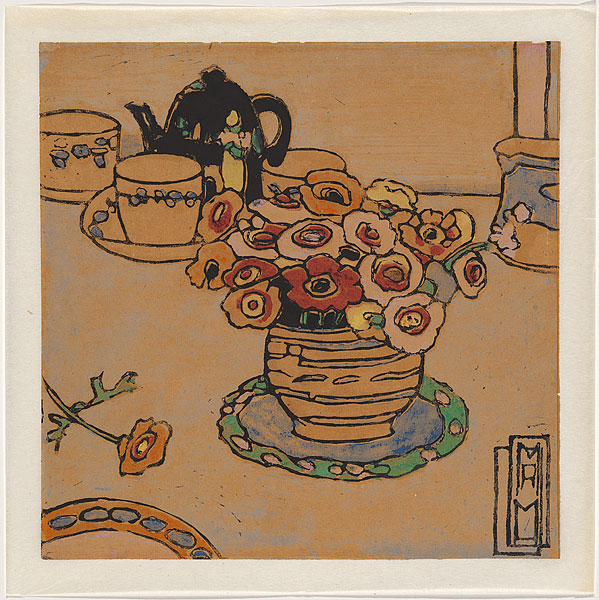 Still life and flowers (1916 – 1916-19) by Margaret Preston (1875–1963 ...
