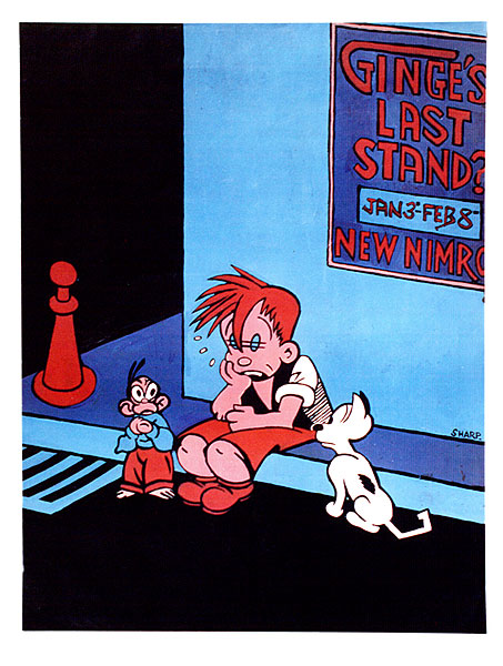 Ginger's last stand, Nimrod. [1st version] (1975) by Martin Sharp (1942 ...