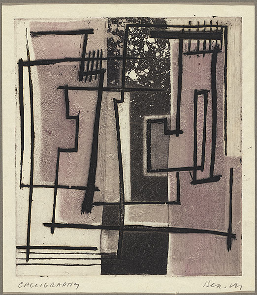 Calligraphy (1959) by Bea Maddock (1934–2016) · Australian Prints ...